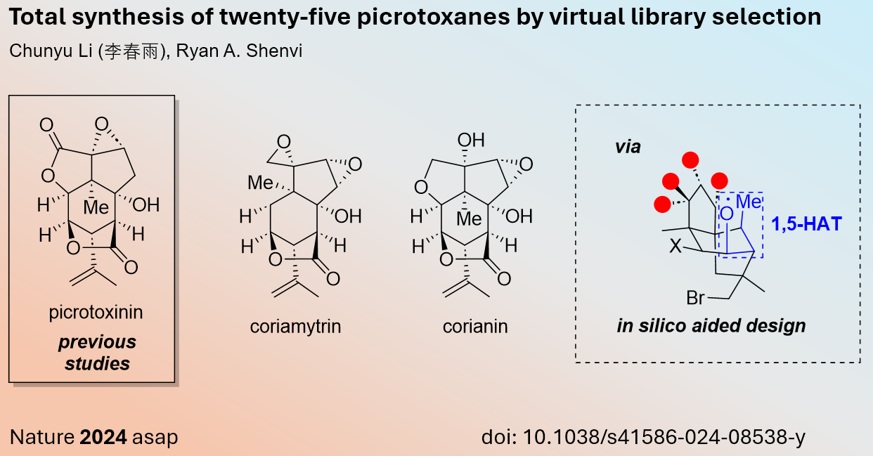 Computer aided Total Synthesis of 25 Picrotoxanes (Li, Shenvi ...